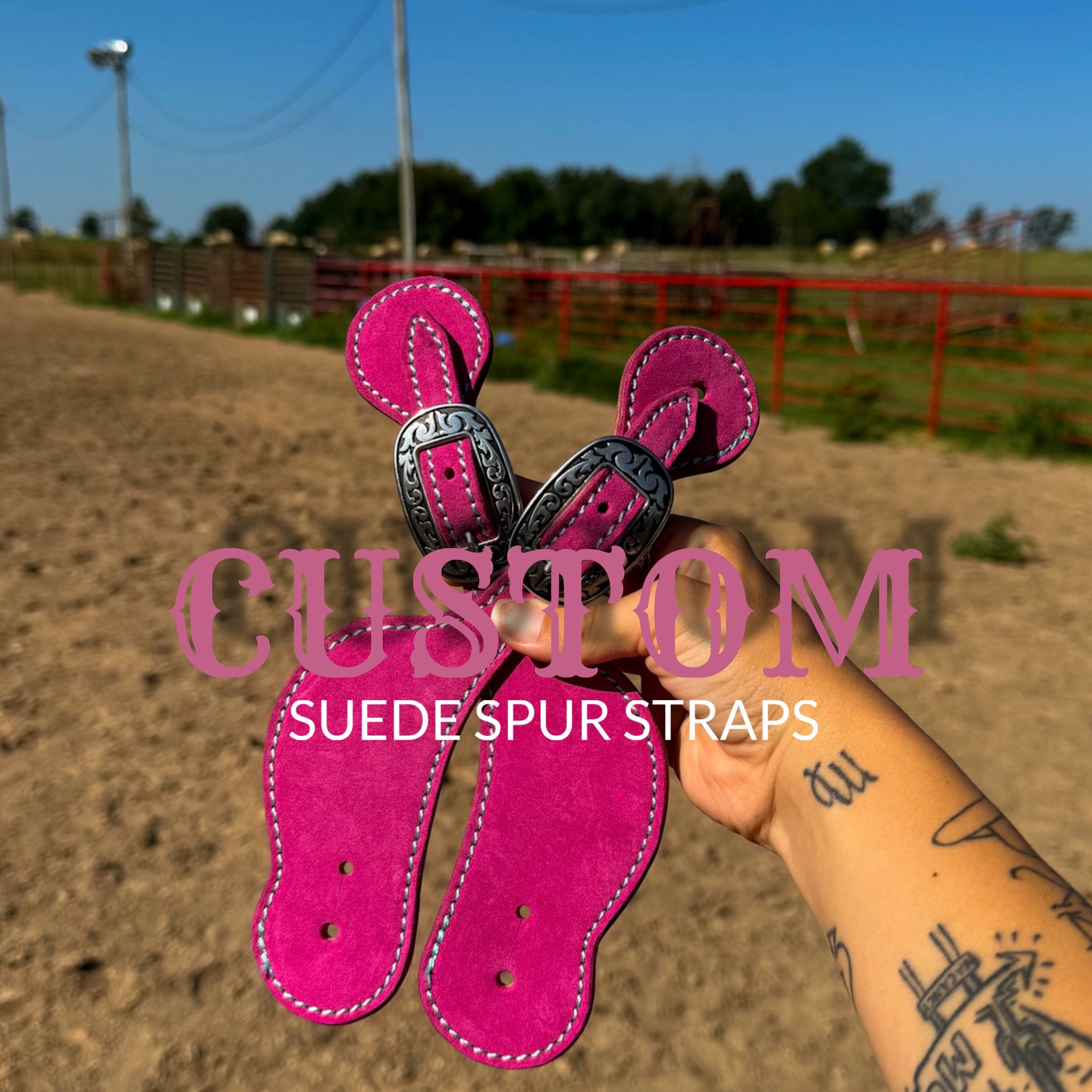 CUSTOM SUEDE SPUR STRAPS – Remuda Leather Co.