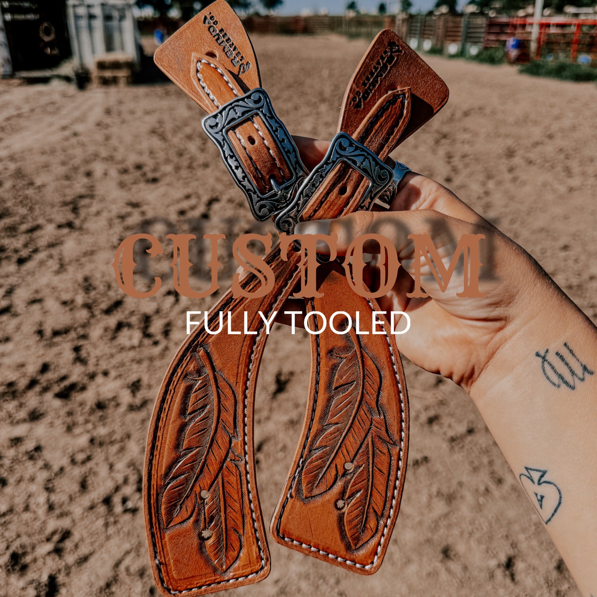 FULLY TOOLED CUSTOM SPUR STRAPS – Remuda Leather Co.