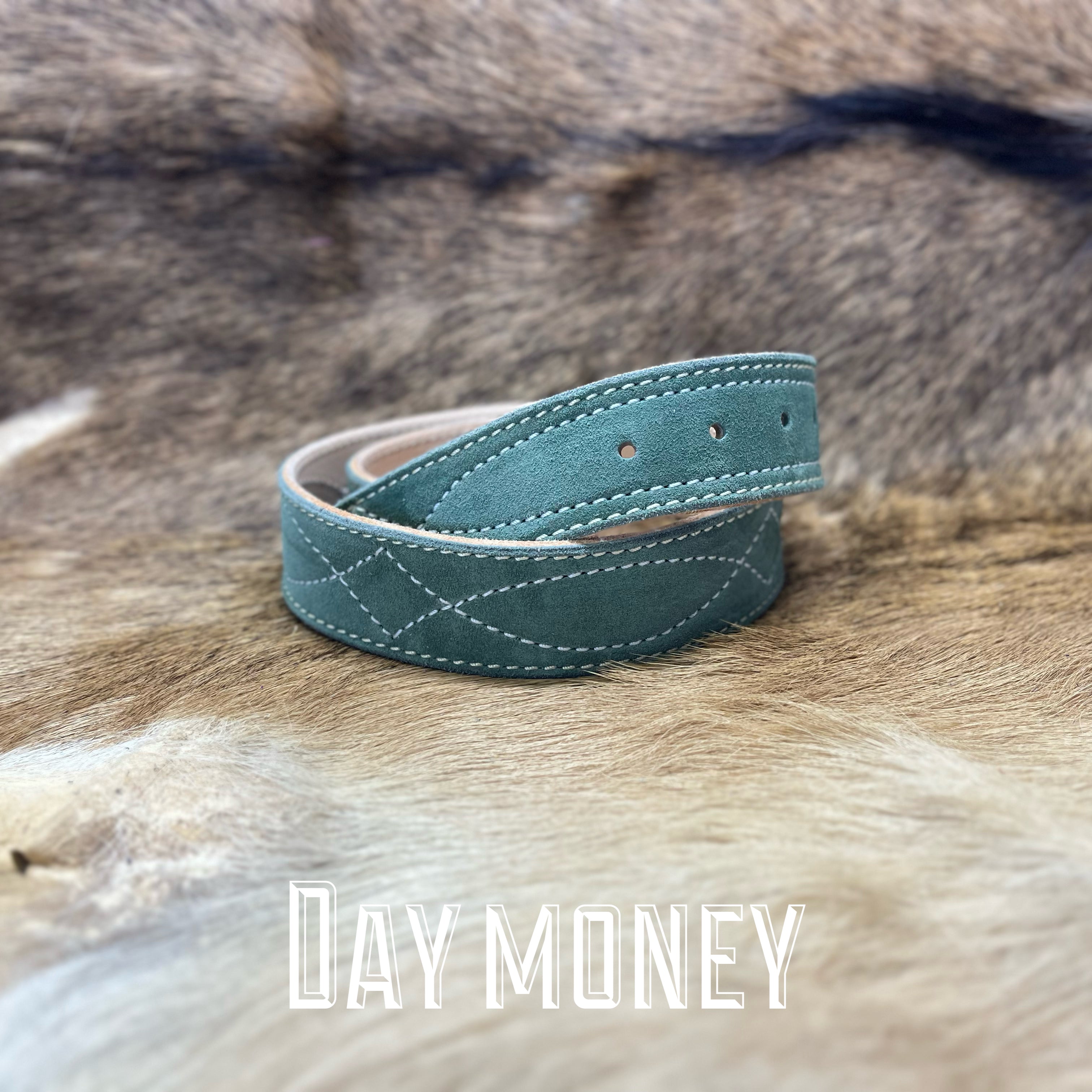 DAY MONEY - GUNSLINGER STITCH BELT – Remuda Leather Co.